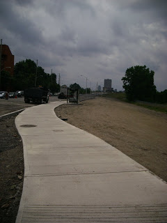 Cycling along Albert / Scott - path vs road - West Side Action