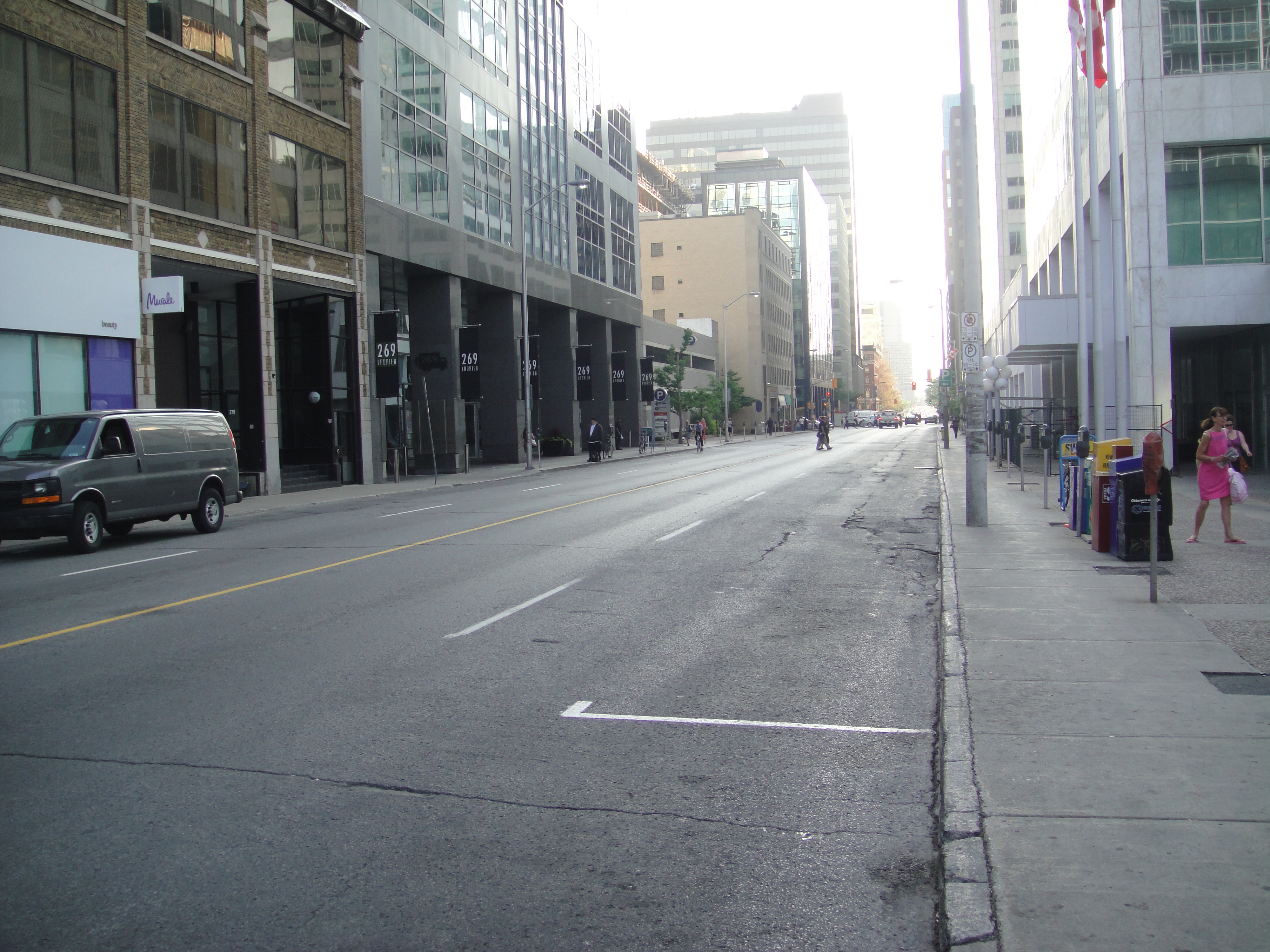 Laurier Segregated Bike Lane, part i - West Side Action