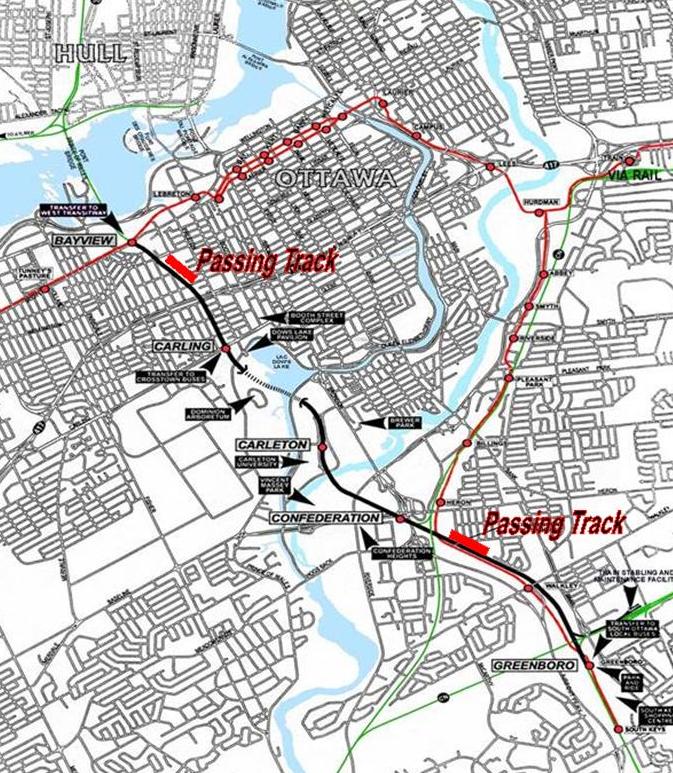 O-Train fast track - West Side Action